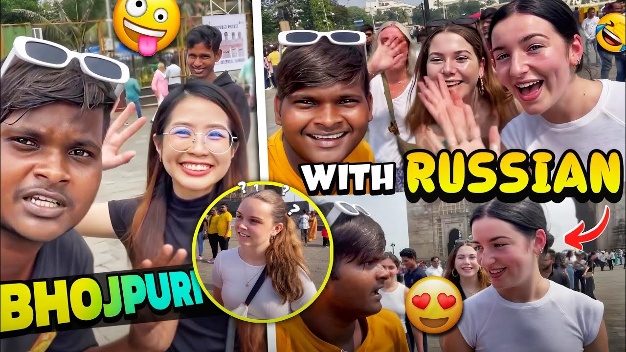BHOJPURI VLOGGER MASTI WITH RUSSIAN GIRLS!! - YouTube