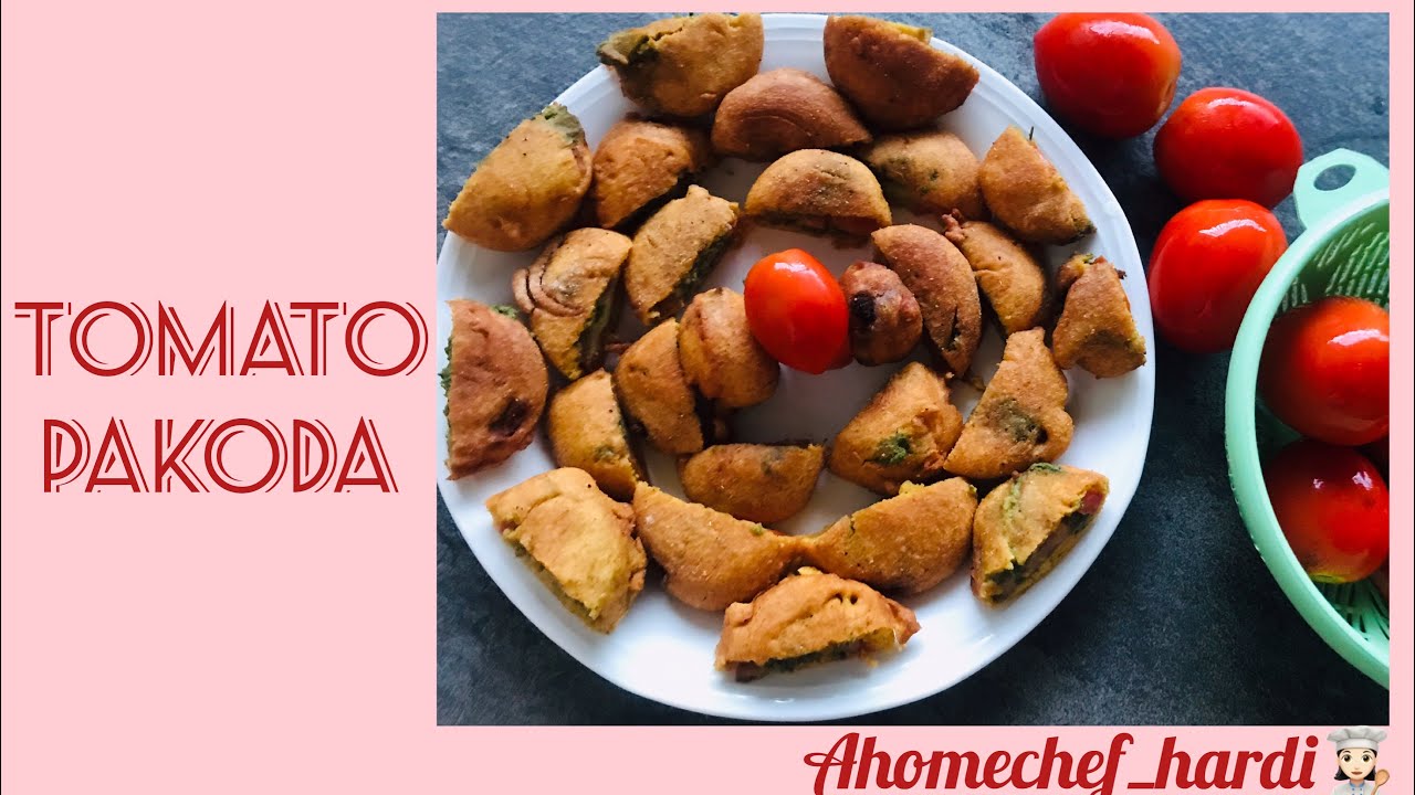 Tomato Pakoda | Dumas Famous Tomato Bhajiya | Monsoon Special - YouTube