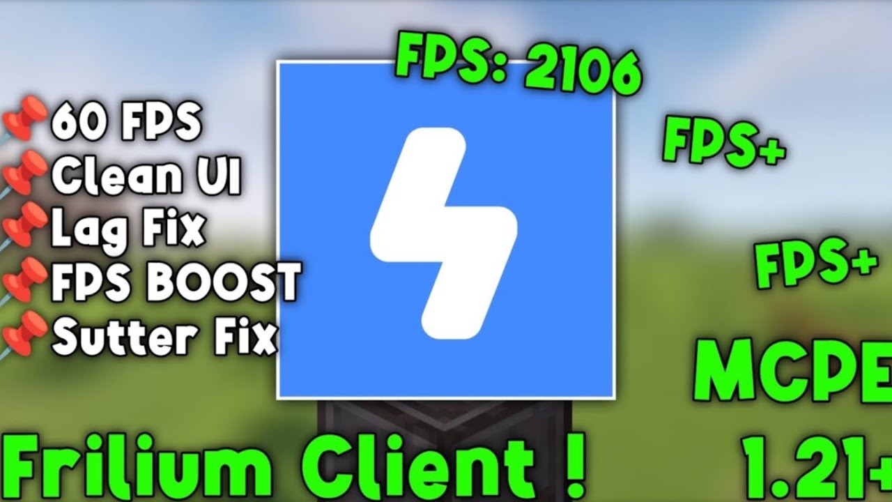 UNLIMITED FPS CLIENT FOR MCPE 1.21+ [ FPS BOOST ] - YouTube