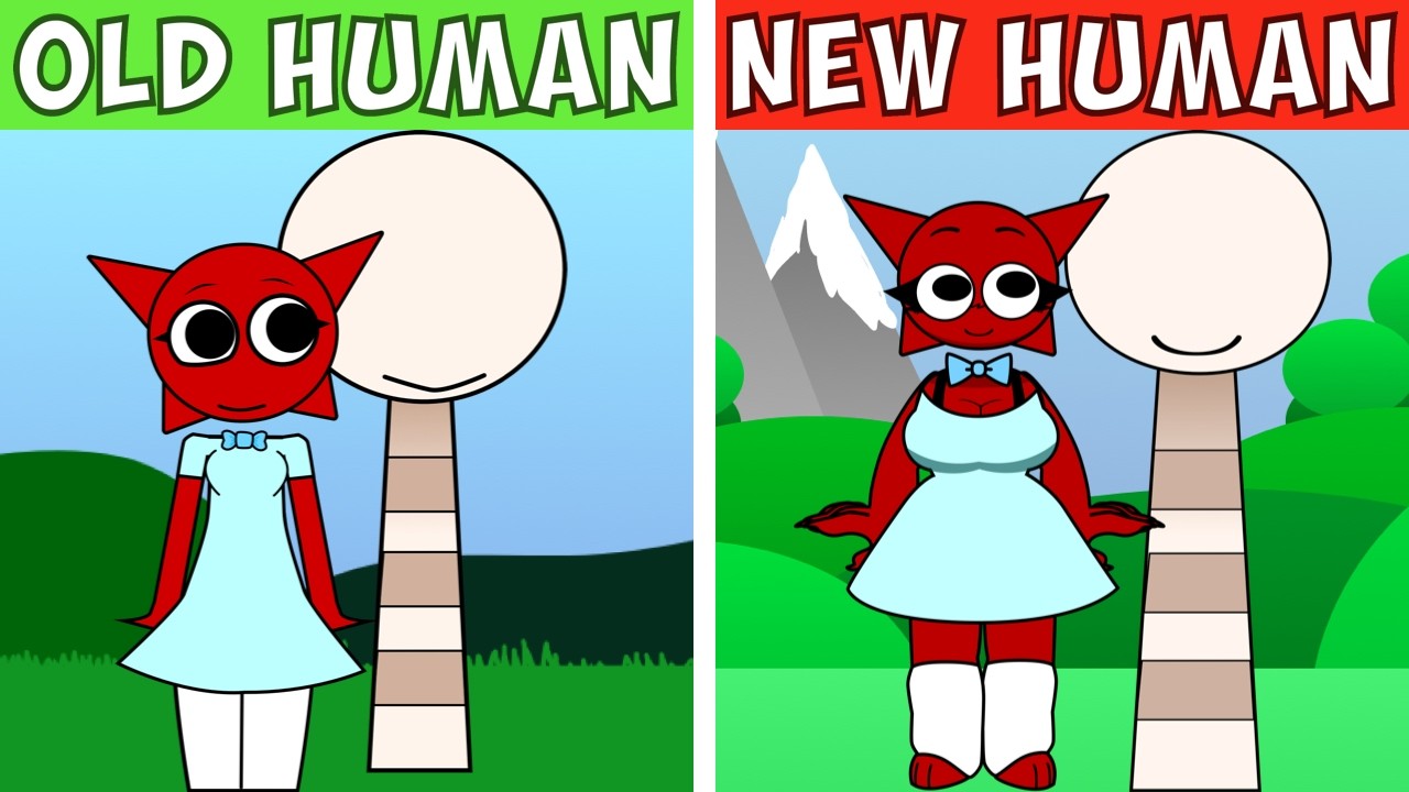 Incredibox Sprunki | Retake Old Human VS Retake New Human - YouTube