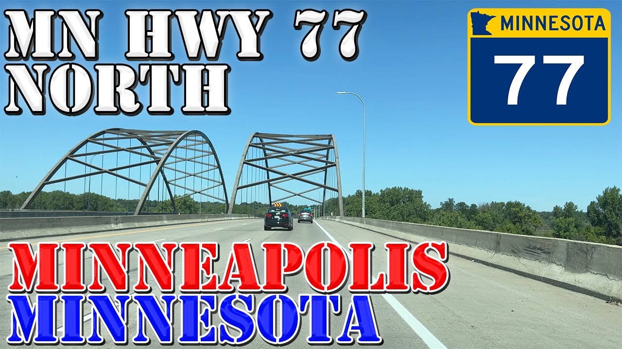 MN 77 North - Minneapolis - Minnesota - 4K Highway Drive - YouTube