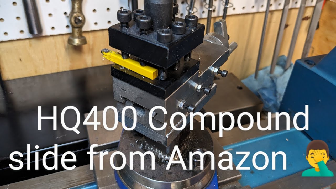 Installing a compound slide onto my HQ400 combo mill/lathe - YouTube
