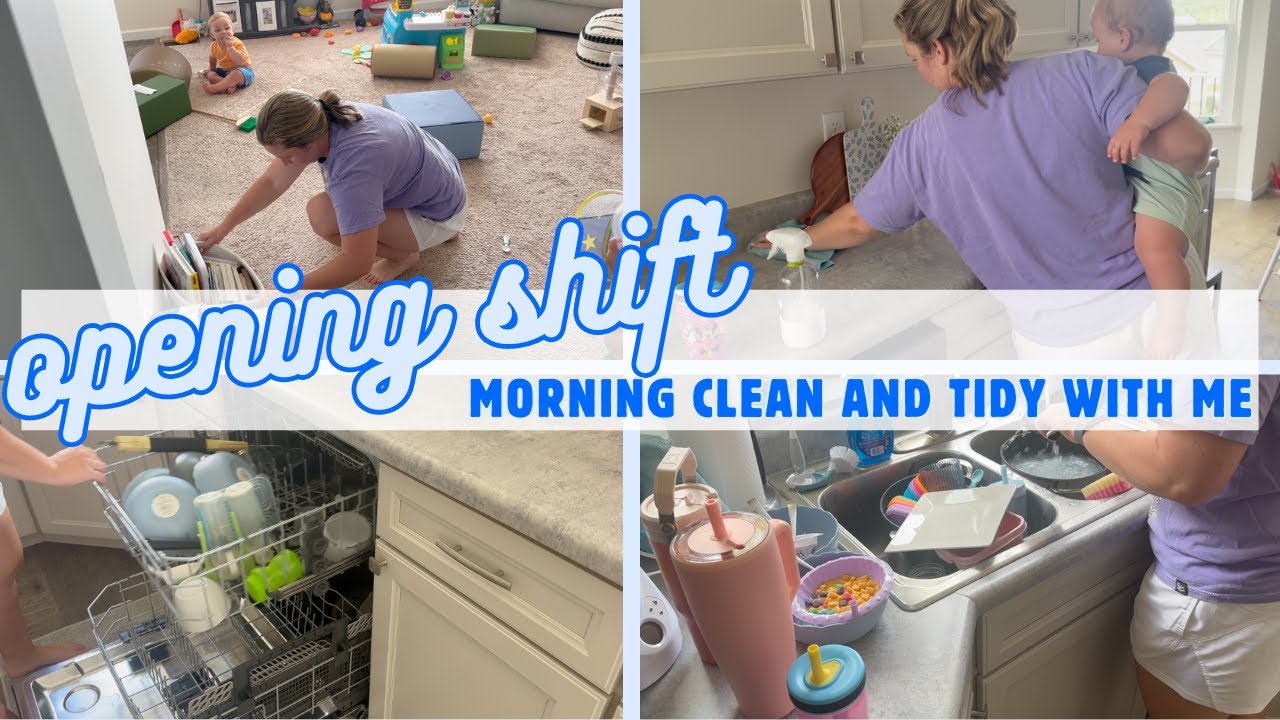 *NEW* OPENING SHIFT MORNING ROUTINE //CLEAN WITH ME// JAMISON MICHEL ...