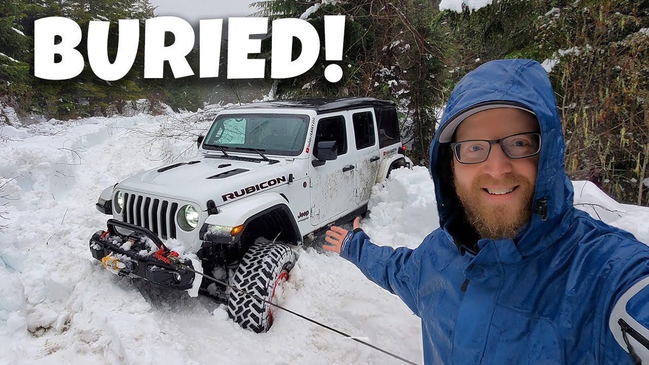 Jeep Stuck In Snow