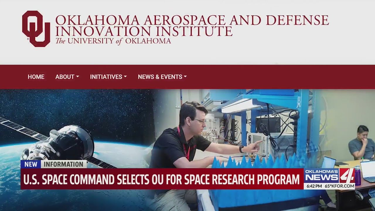 U S Space Command Selects Ou For Space Research Program Youtube