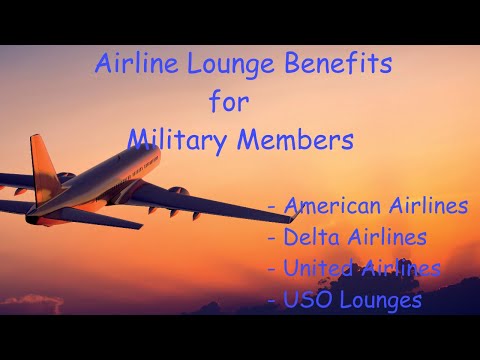 Airline Lounge Benefits for Military Members