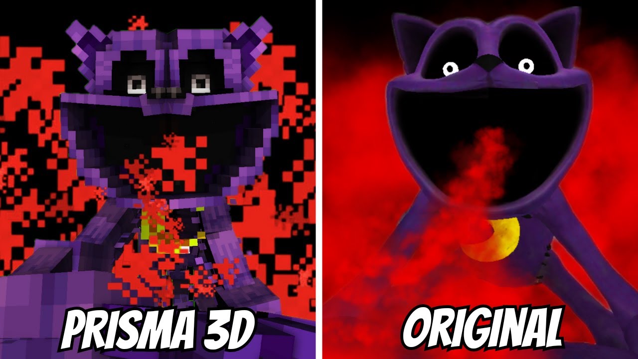 Poppy Playtime Jumpscares Capítulo 3 e Project Playtime Minecraft e Roblox no Prisma 3D (FNAF ...