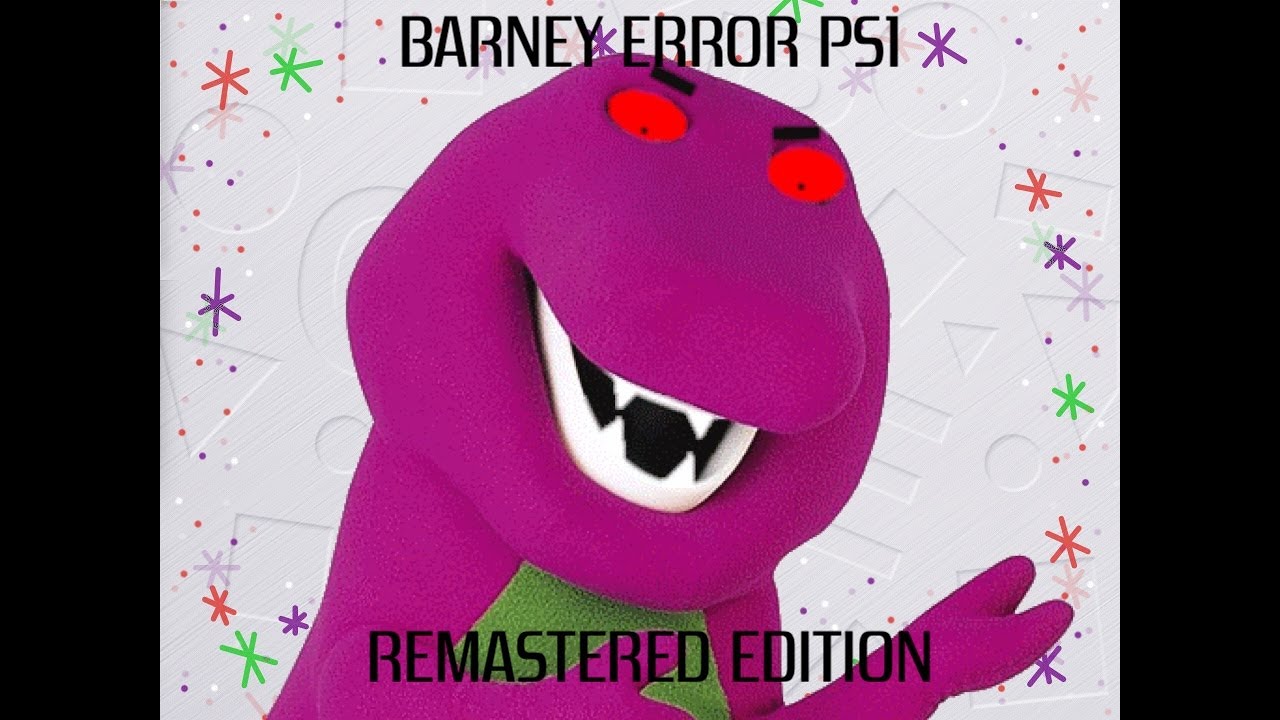 Barney Error PS1 Edition (REMASTERED) (16+ ONLY) - YouTube