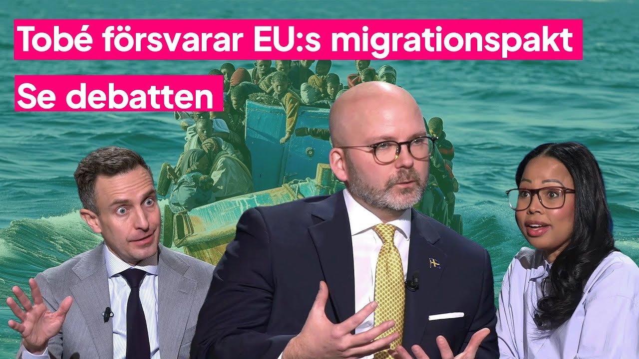 EU:s migrationspakt är ingen mirakelkur | Debatt med M och MP - YouTube