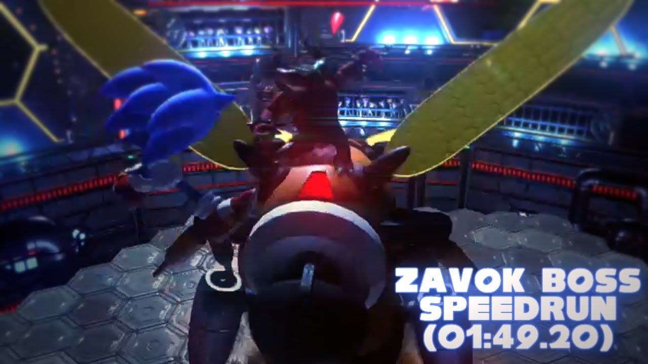 SONIC FORCES - Zavok Boss Speedrun (01:49.20) - YouTube