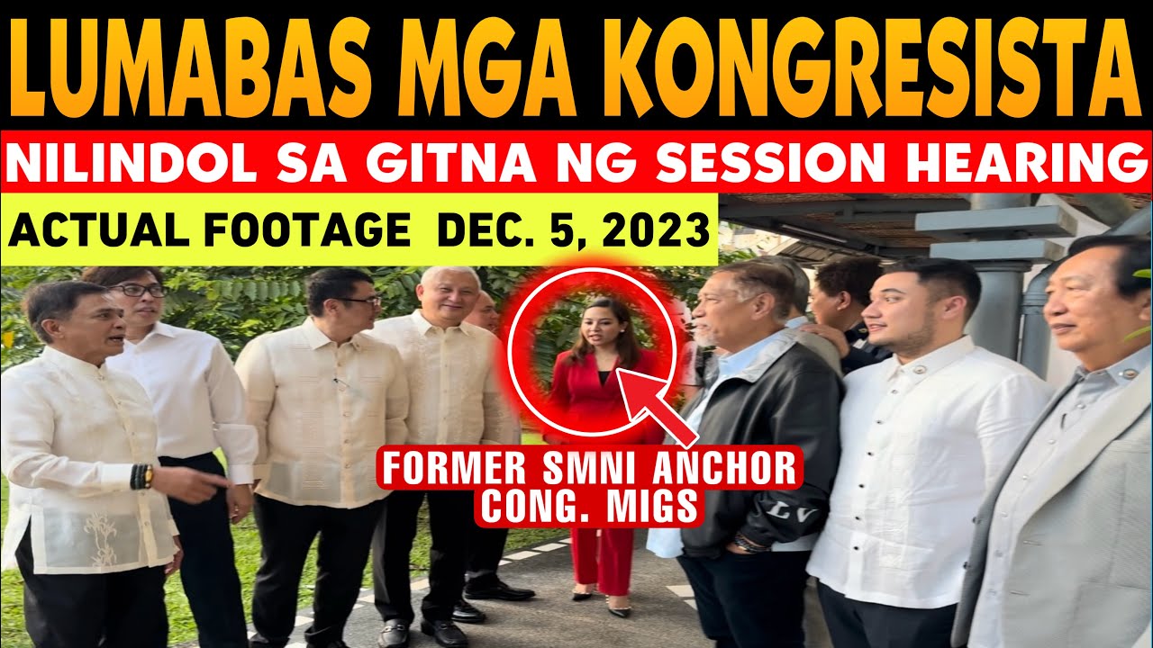 NILINDOL HOUSE HEARING SA CONGRESS NAGSILABASAN ANG MGA KONGRESISTA ...