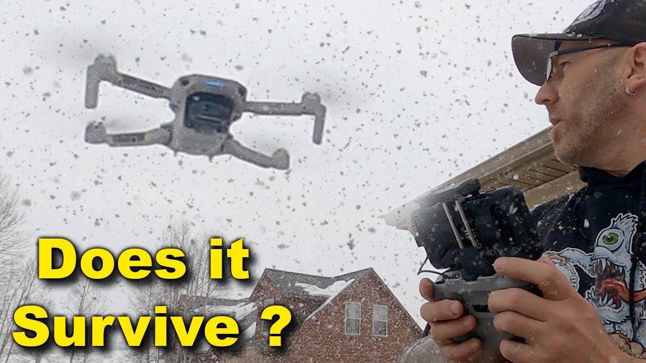 Can You Fly Your Drone In Snow? - DJI Mini 2 Extreme Test - YouTube