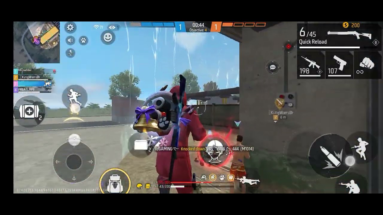 Freefire Gameplay | 4v4 Gameplay | Clash Squad Gameplay @Badge99ff ...