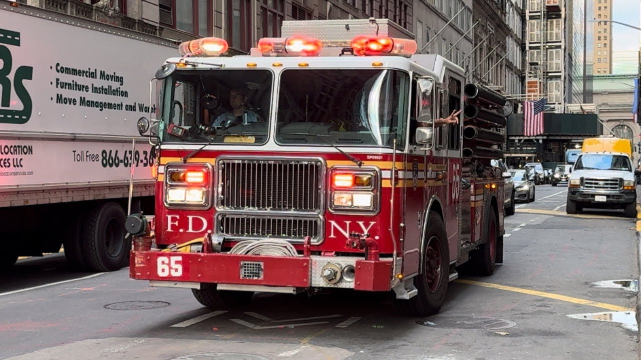 FDNY Engine 65 Responding - YouTube