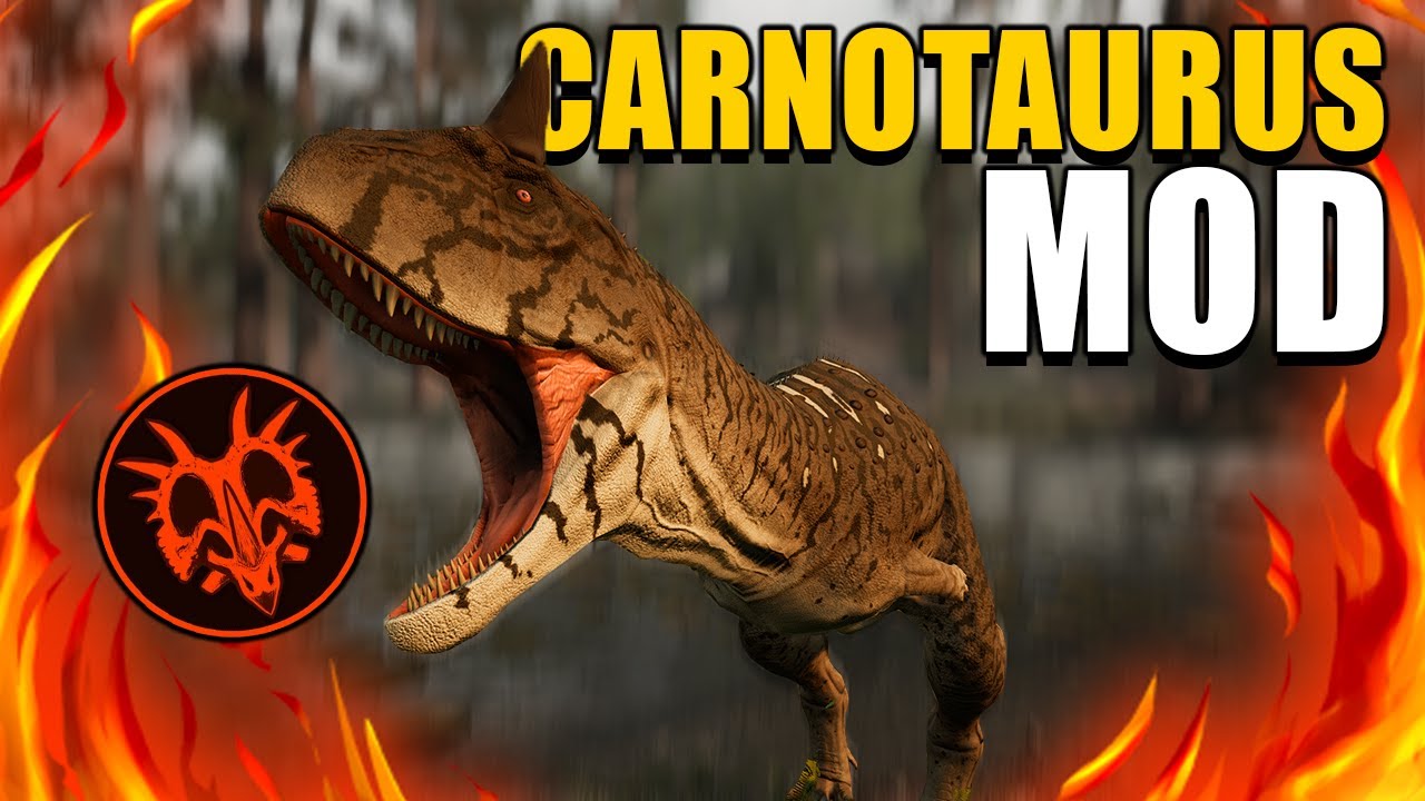 CARNOTAURUS MOD! | Path of Titans Mod - YouTube
