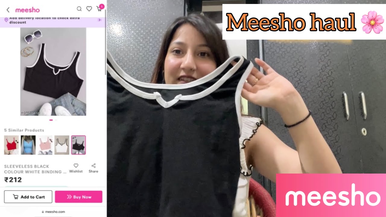 *HUGE MEESHO HAUL* Affordable tops,sarees & accessories.@Meesho - YouTube