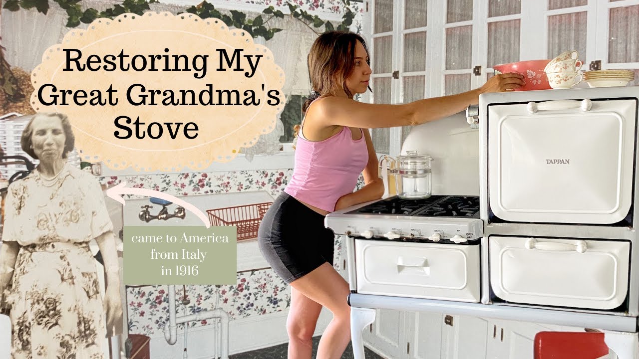 Restoring My Great Grandma's 1900's Stove | Her First Stove In America ...