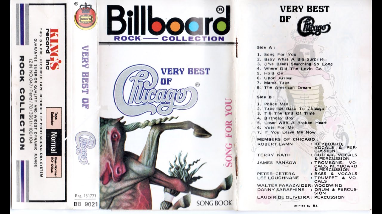 VERY BEST OF CHICAGO BILLBOARD BB 9021 - YouTube