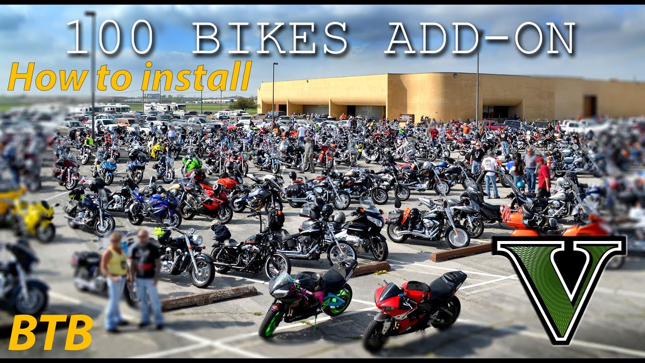 Gta 5 How to Install 100 Bike Pack [Addon] (2022) GTA 5 MODS _ BTB ...