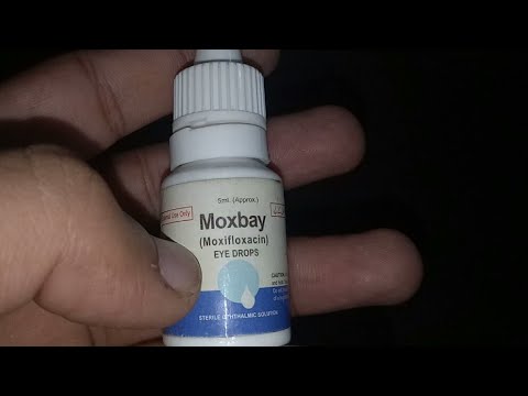 Moxbay Eye Drops for Eye Infection - YouTube