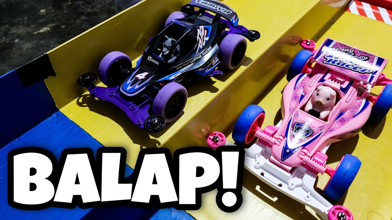 LUPINE RACER VS PIG RACER! #tamiya #mini4wd #toys - YouTube