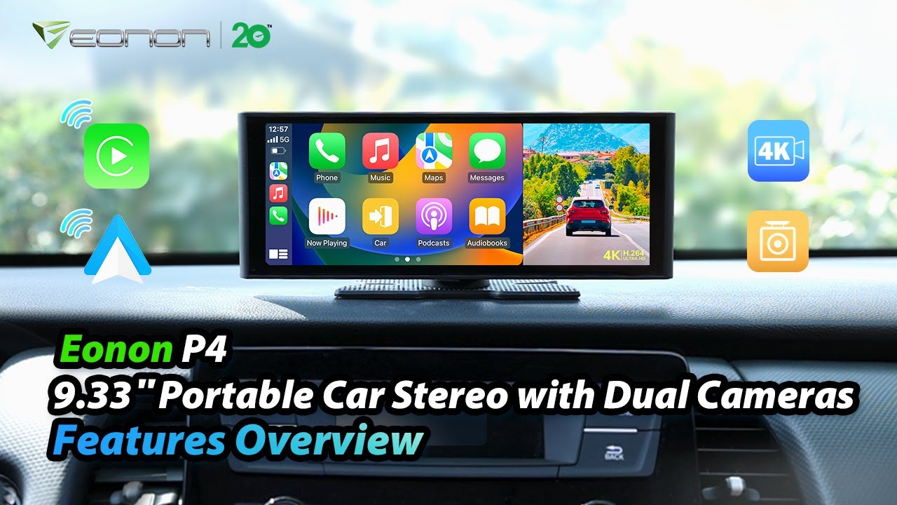 Introducing Eonon P4 Portable Car Stereo w/ Apple CarPlay & Android ...