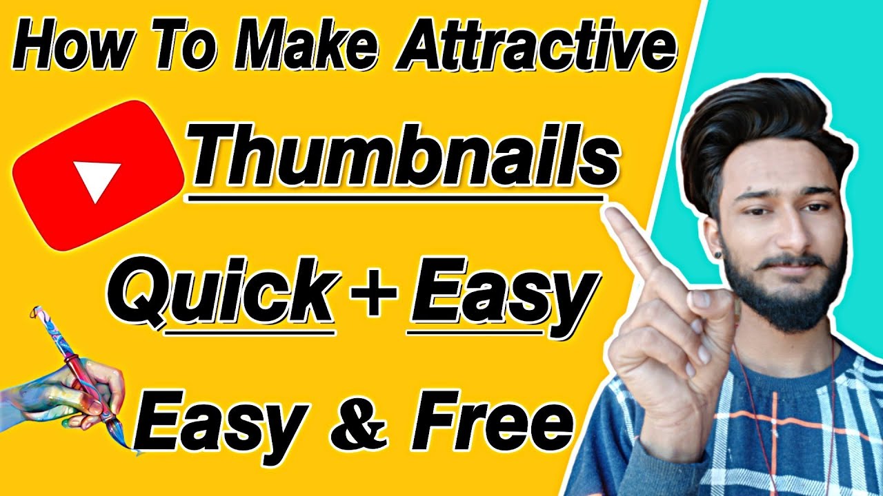 How To Make Attractive Thumbnail For Youtube Videos On Android [2020]🔥 ...