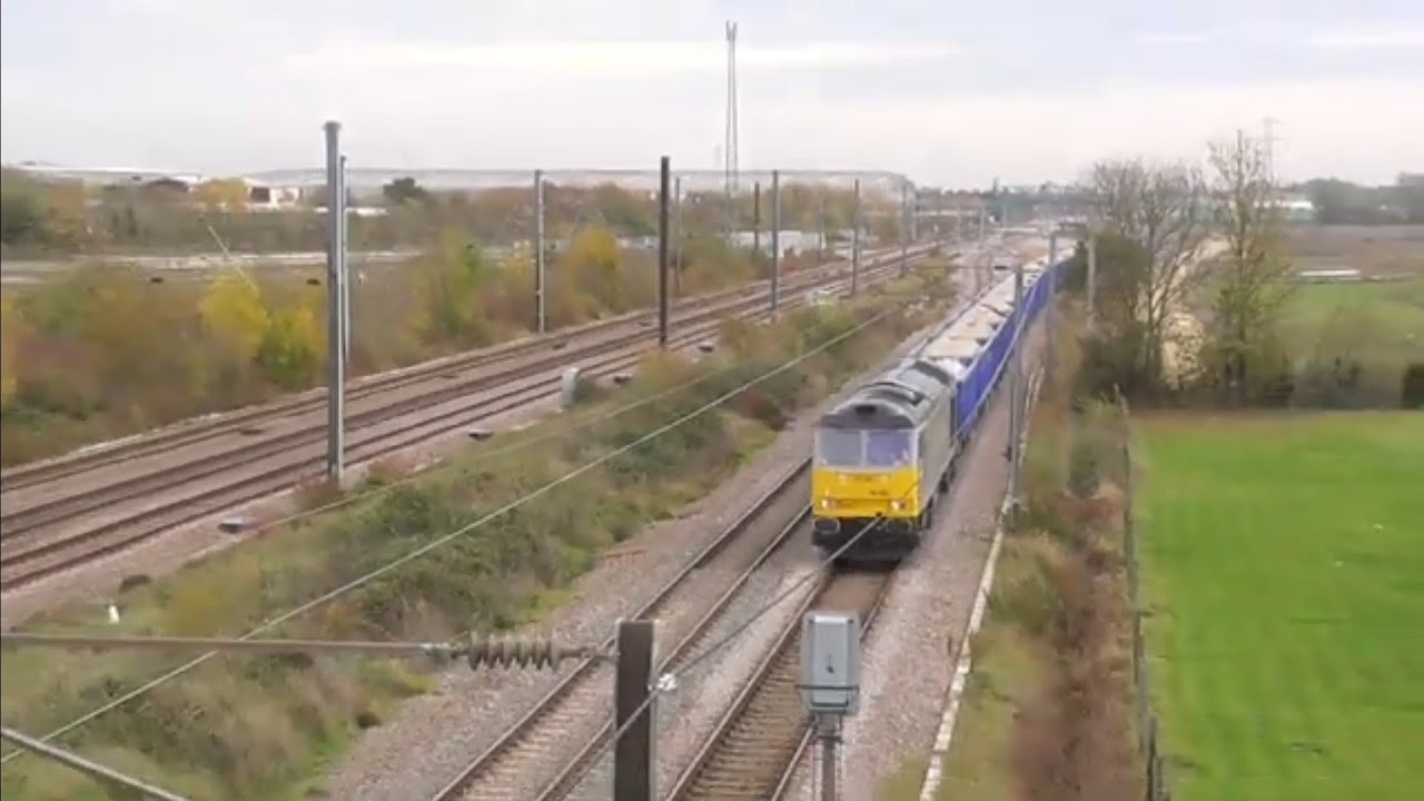 Trains at Hurn Bridge Peterborough, 29/10/2022. - YouTube