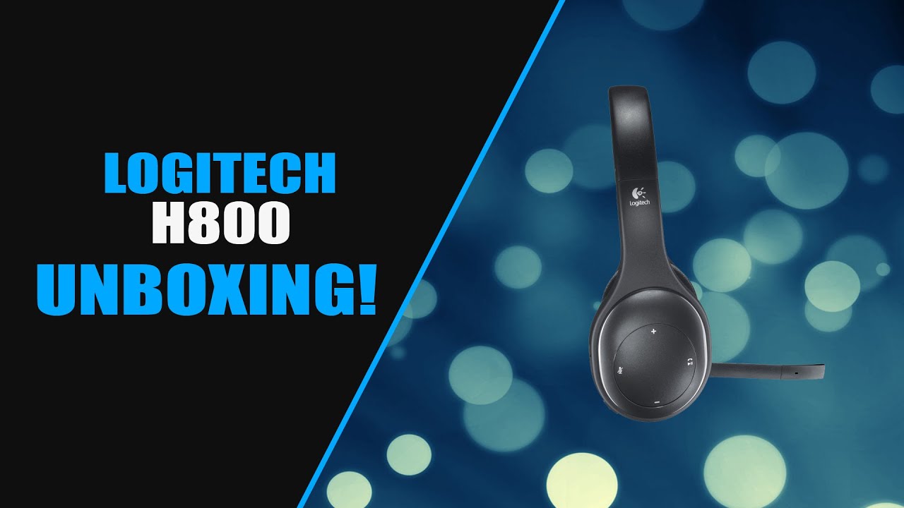 Logitech H800 Wireless Headset Unboxing! - YouTube
