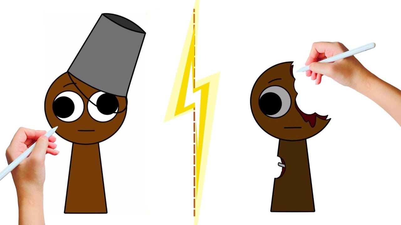 Draw BRUD SPRUNKI Like a Pro Normal and Horror Versions! - YouTube