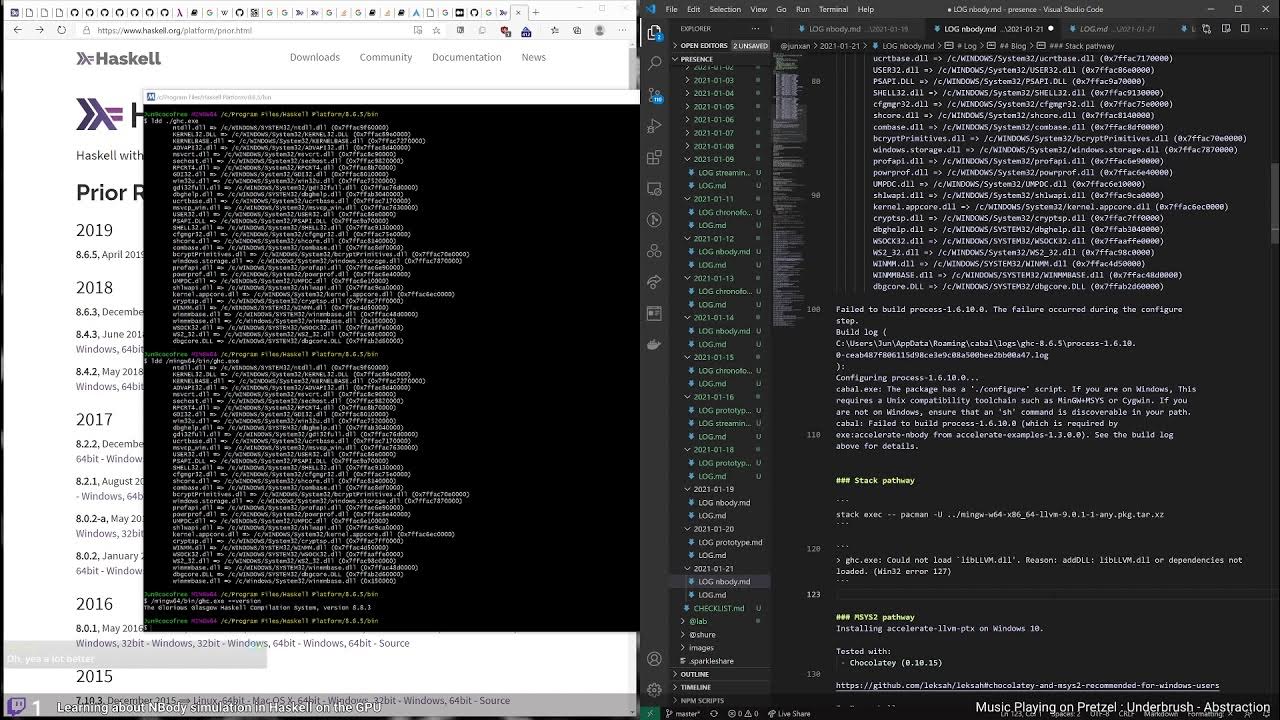 Learning about NBody simulation in Haskell on the GPU 9 - YouTube