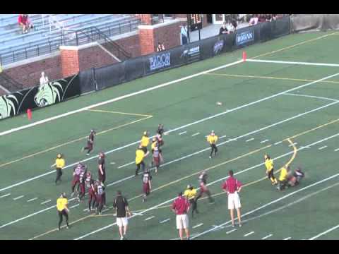 Caden Ross Dominates Football Scrimmage at Hunter Stadium - YouTube