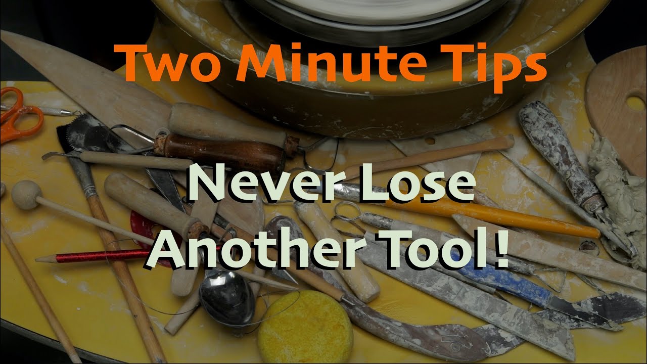 How To Never Lose Another Pottery Tool! Organize Your Pottery Tools ...