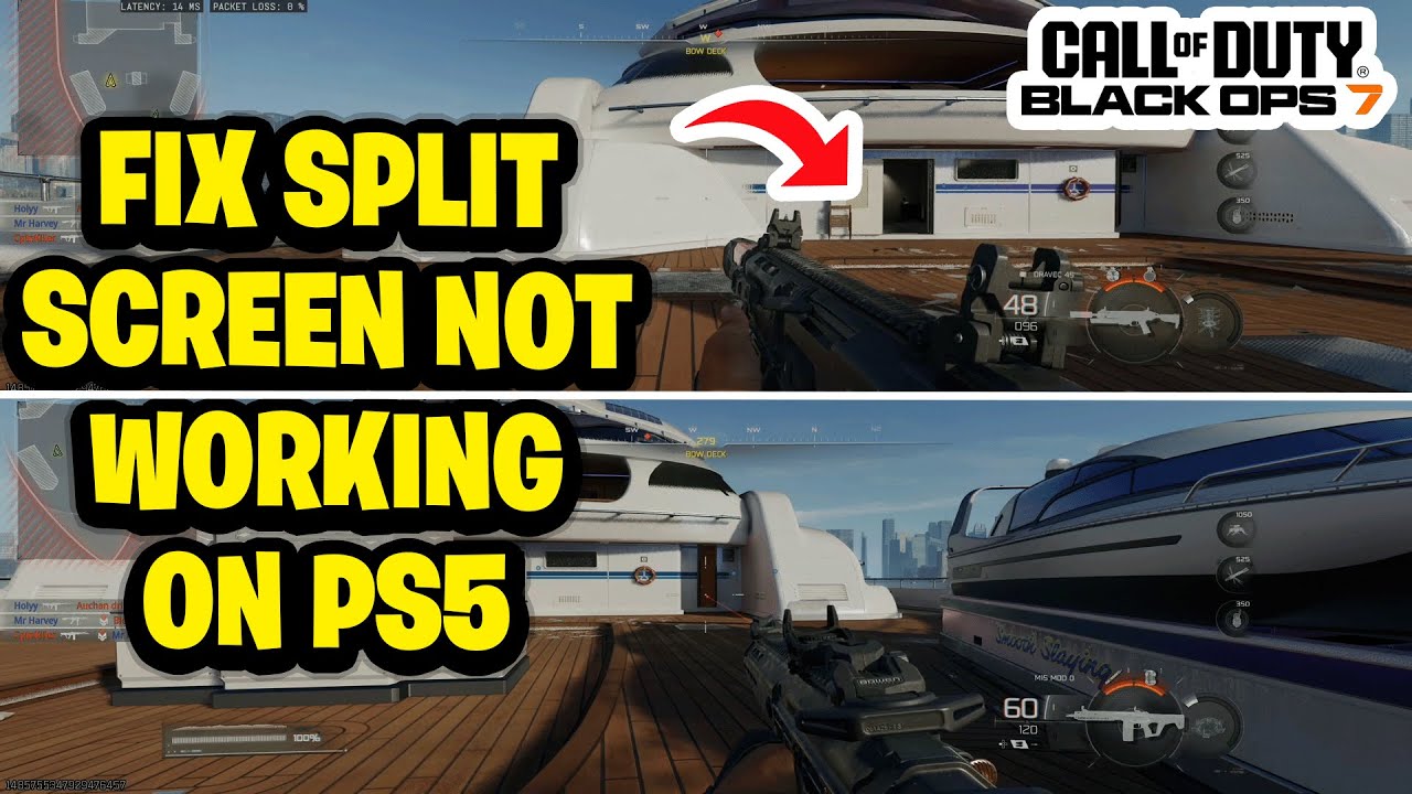 How To Fix COD Black Ops 7 Split Screen Not Working On PS5 - Fastest ...