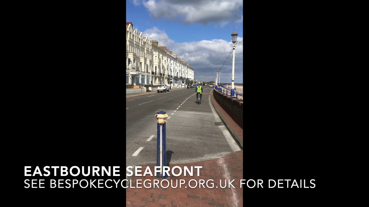 Let's build a seafront cycle path in Eastbourne - YouTube