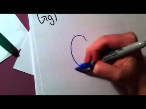 How to write in box and bubble letters part 1 - YouTube
