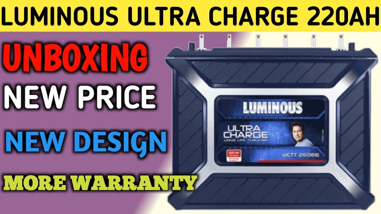 luminous ultra charge 220ah battery price | luminous 220ah battery ...