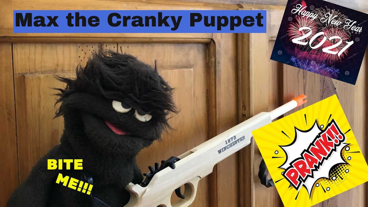 Max's New Year's Resolutions 2021 - Puppet Pranks and Peloton - Max the ...