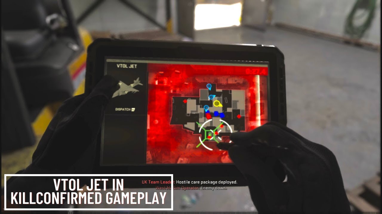 Calling the VTOL Jet in Kill Confirmed Gameplay | Call of Duty Modern ...