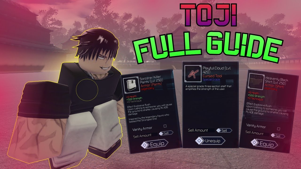 FULL GUIDE ON HOW TO KILL TOJI SOLO | Jujutsu Infinite - YouTube