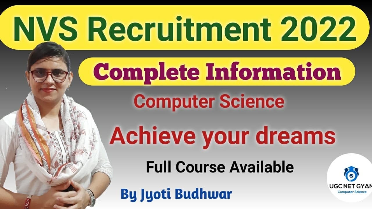 NVS Recruitment Permanent Teacher 2022 notification out | NVS 2022 ...