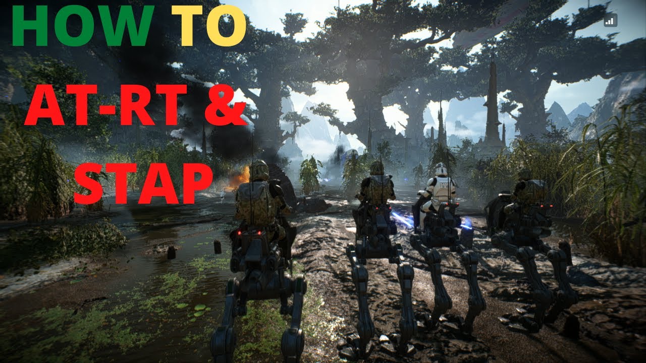 How to use AT-RT and STAP! (Star Wars Battlefront 2) - YouTube