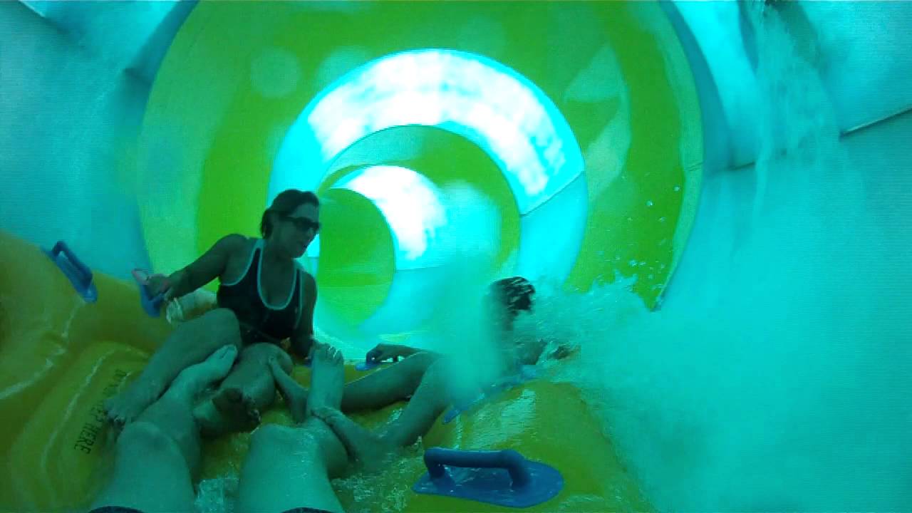 Typhoon tube ride - YouTube
