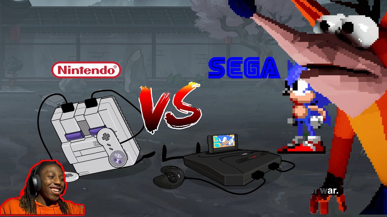 FlashGitz Console Wars - NINTENDO vs SEGA REACTION - YouTube