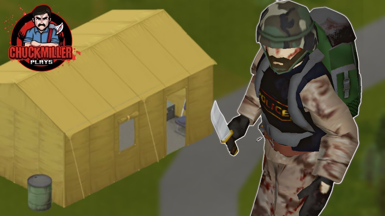 Reaching The Military Checkpoint - Project Zomboid - Escape From ...