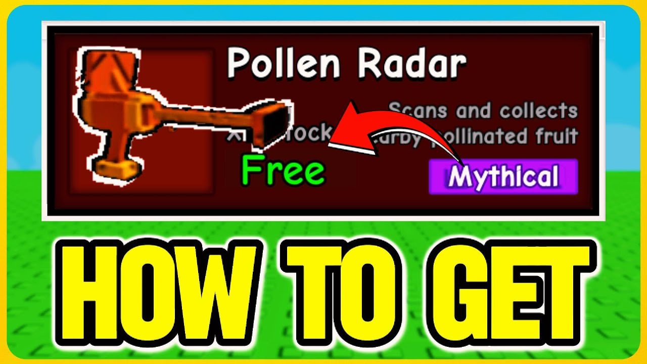 How to Get & Use POLLEN RADAR in Grow a Garden - YouTube