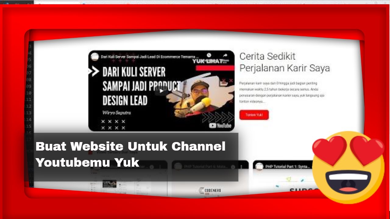Cara Membuat Website Untuk Channel Youtube Kalian - YouTube