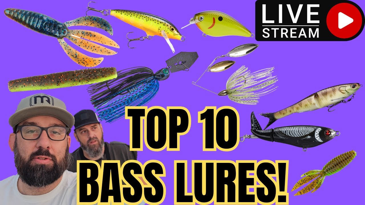 (LIVE) Top 10 BEST Bass Lures EVER! - YouTube