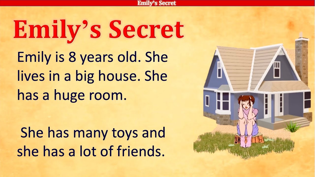Learn English through story 🍃/Emily’s secret/short story - YouTube