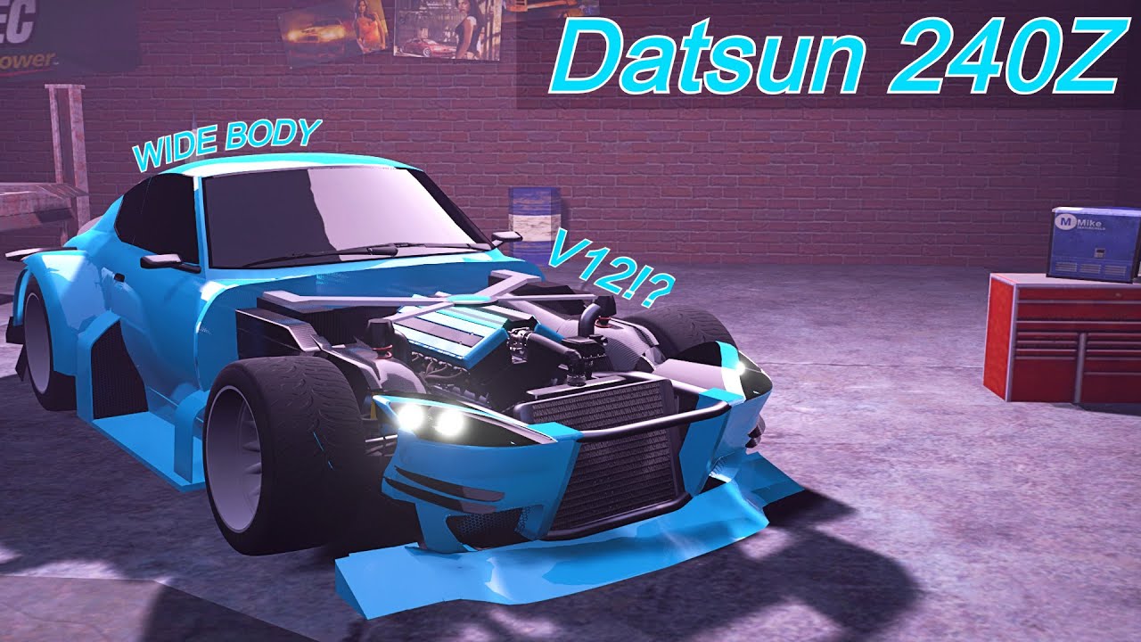 Crazy Widebody Datsun 240Z -Automation-Speed Build- - YouTube